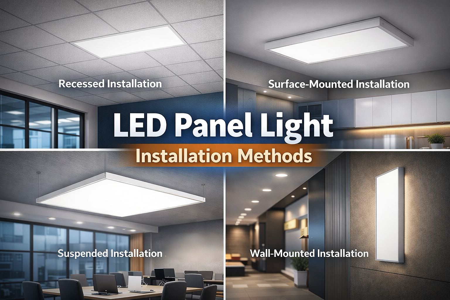 Ceiling Panel Light Installation Guide: 4 Easy Methods